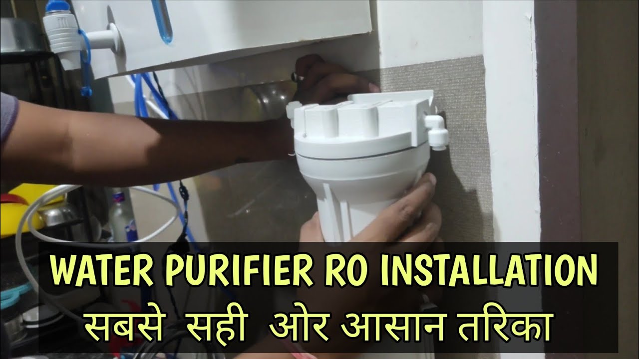 How to install any water purifier ! RO installation tips ! Filter ...