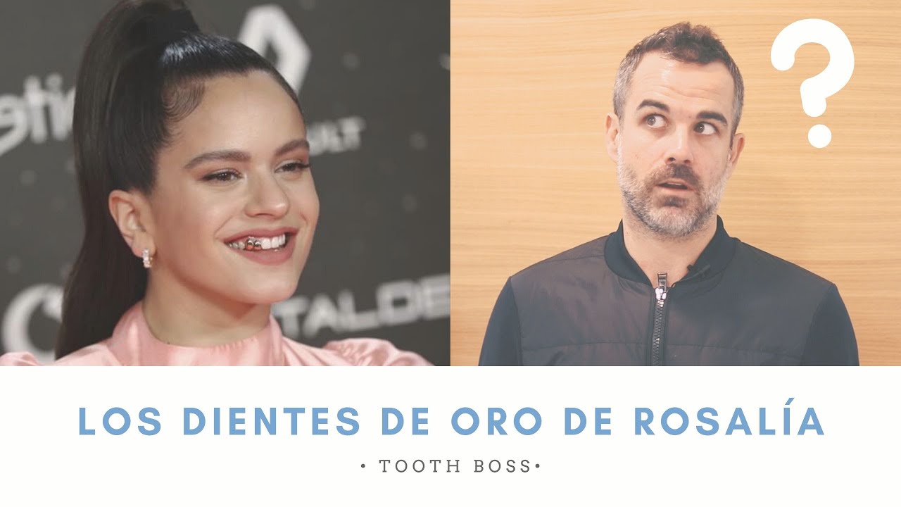 TOOTH BOSS || Los dientes de oro de ROSALÍA 💃 || Ortodoncia en Murcia ...