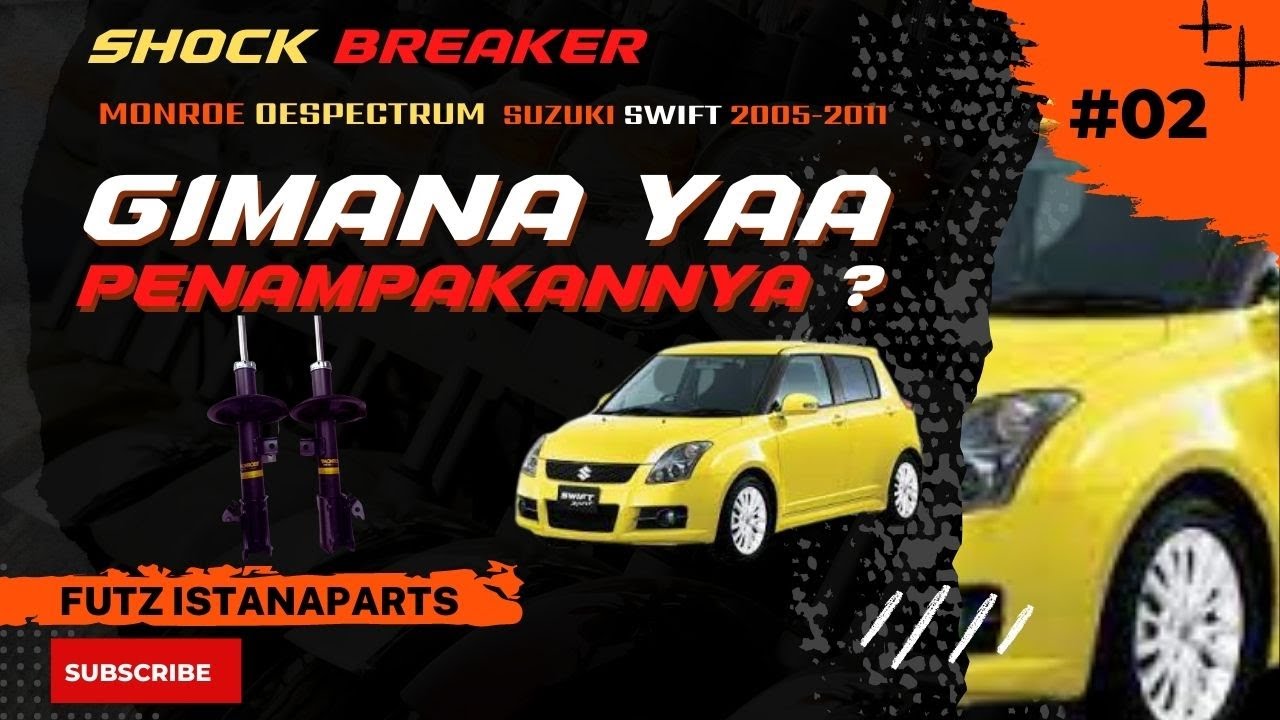 Shock breaker MONROE OESPECTRUM untuk mobil suzuki SWIFT BAGAIMANA ...