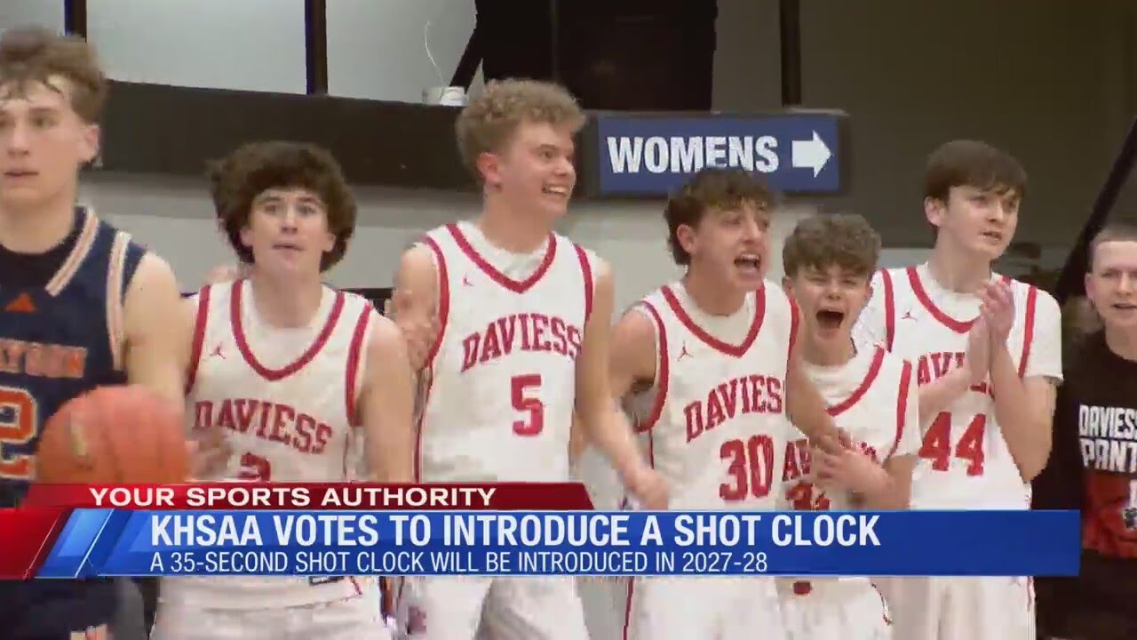 KHSAA to adopt 35 second shot clock in 2027-28 season - YouTube