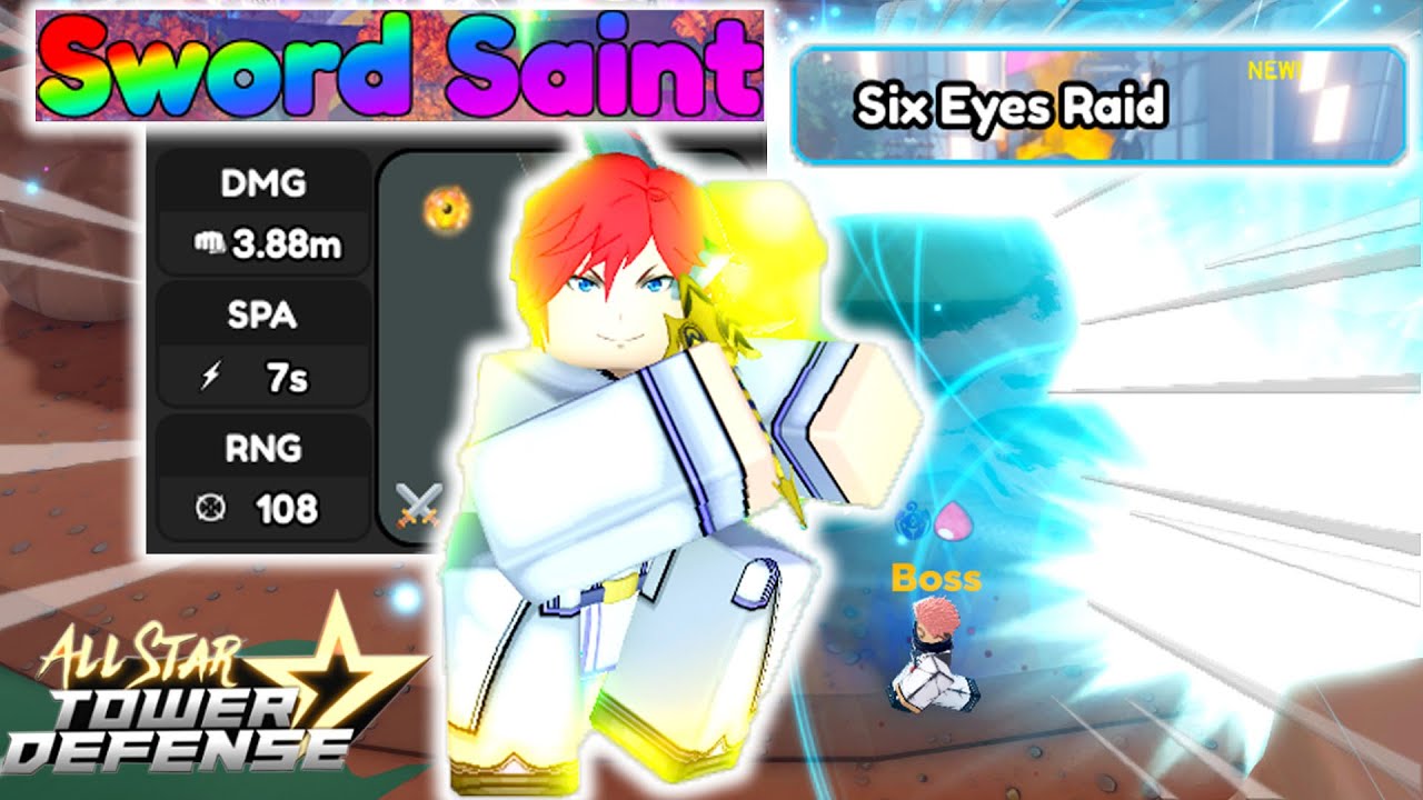 Six Eyes Raid feat. 6Star Sword Saint (Star Pass Tier 29) | 3 Units ...