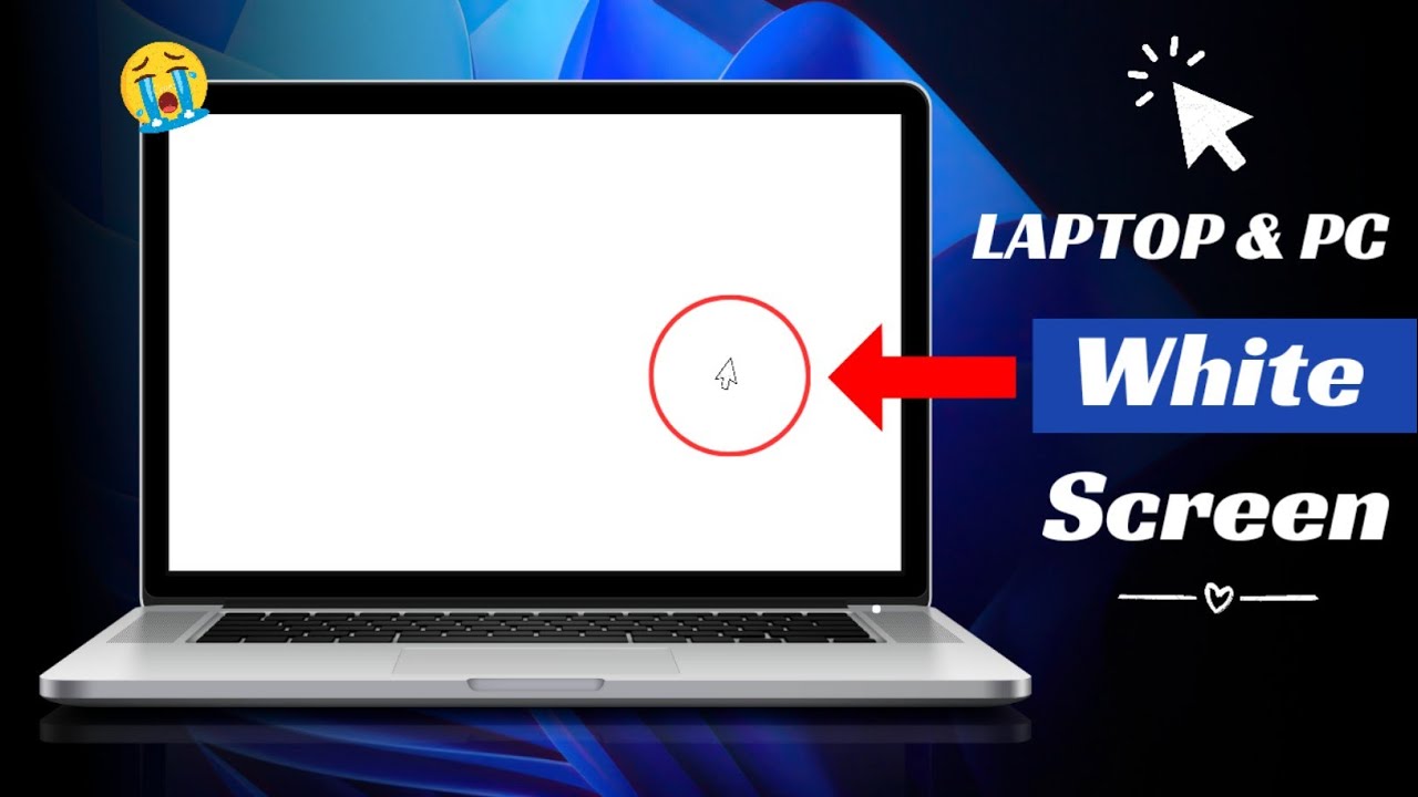 How To Fix "Laptop White Screen" Show White Screen Windows 10 laptop ...