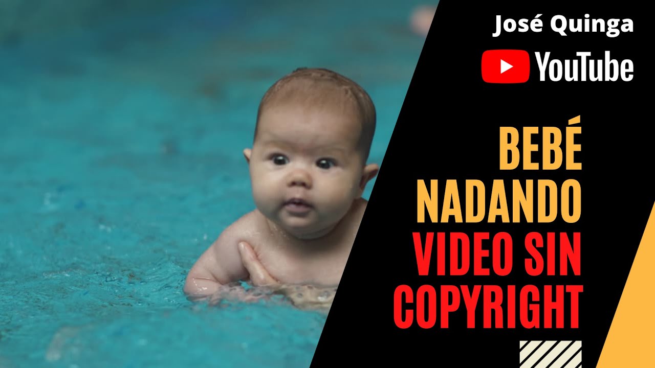 bebé en la piscina* Piscina* niño nadando* bebé nadando* video sin ...