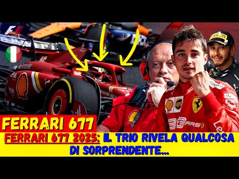 ⚠️ FERRARI 677 2025: 🔥 VASSEUR SVELA IL SEGRETO DELLA NUOVA VETTURA ...