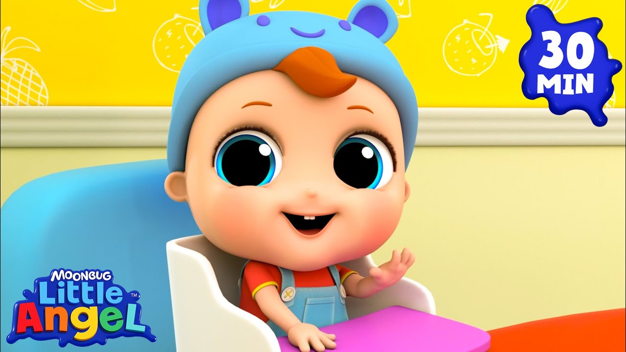 Baby John's First Words 💭 | Little Angel | Nursery Rhymes for Babies ...
