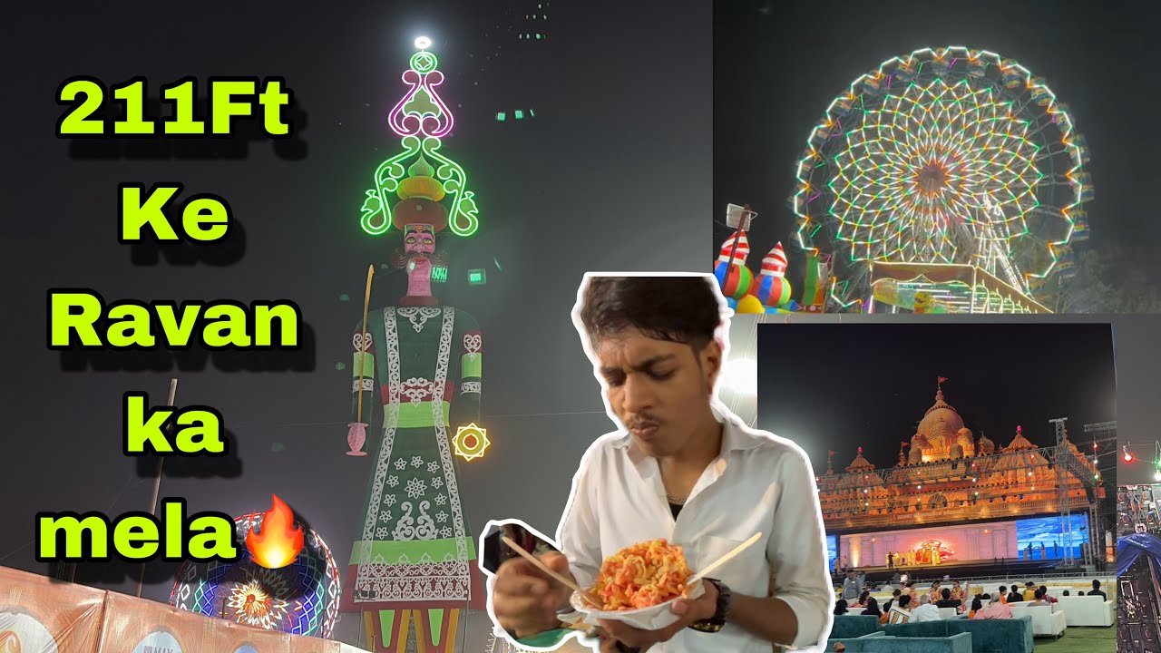 WORLD KA SABSE BADA RAVAN🔥 Delhi ka sabse bada mela Dwarka sector 10 ...