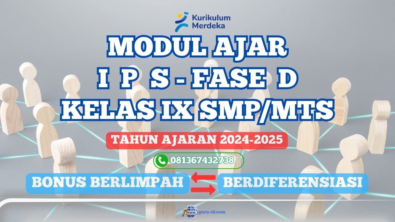 modul ajar ips kelas 9 terbaru kurikulum merdeka (cp 032 tahun 2024 ...