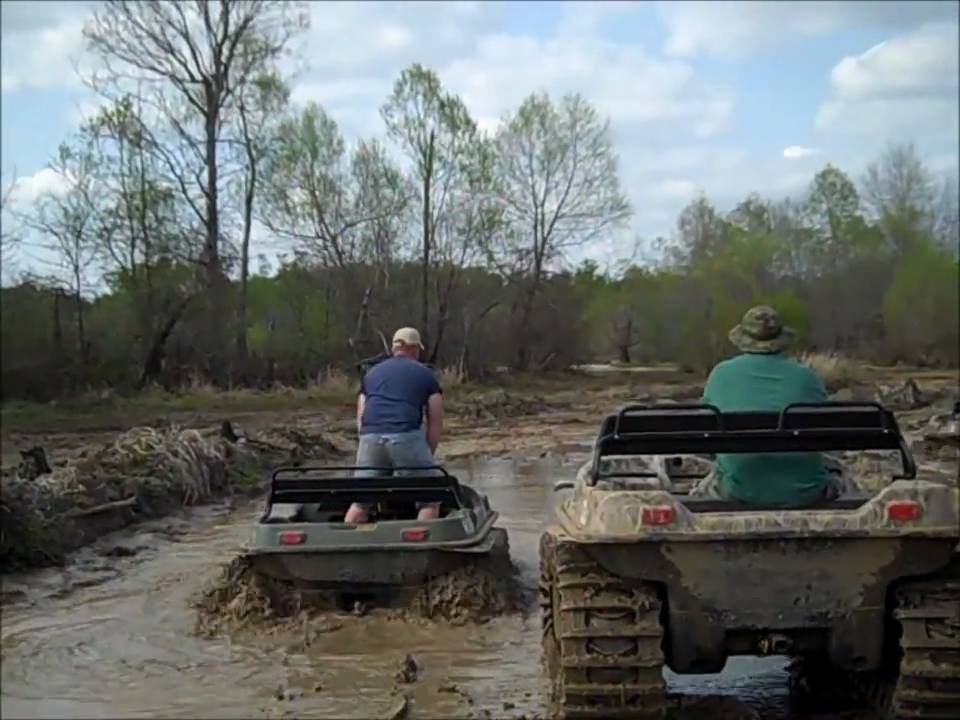 6x6 amphib group ride at river run atv park swamp - YouTube
