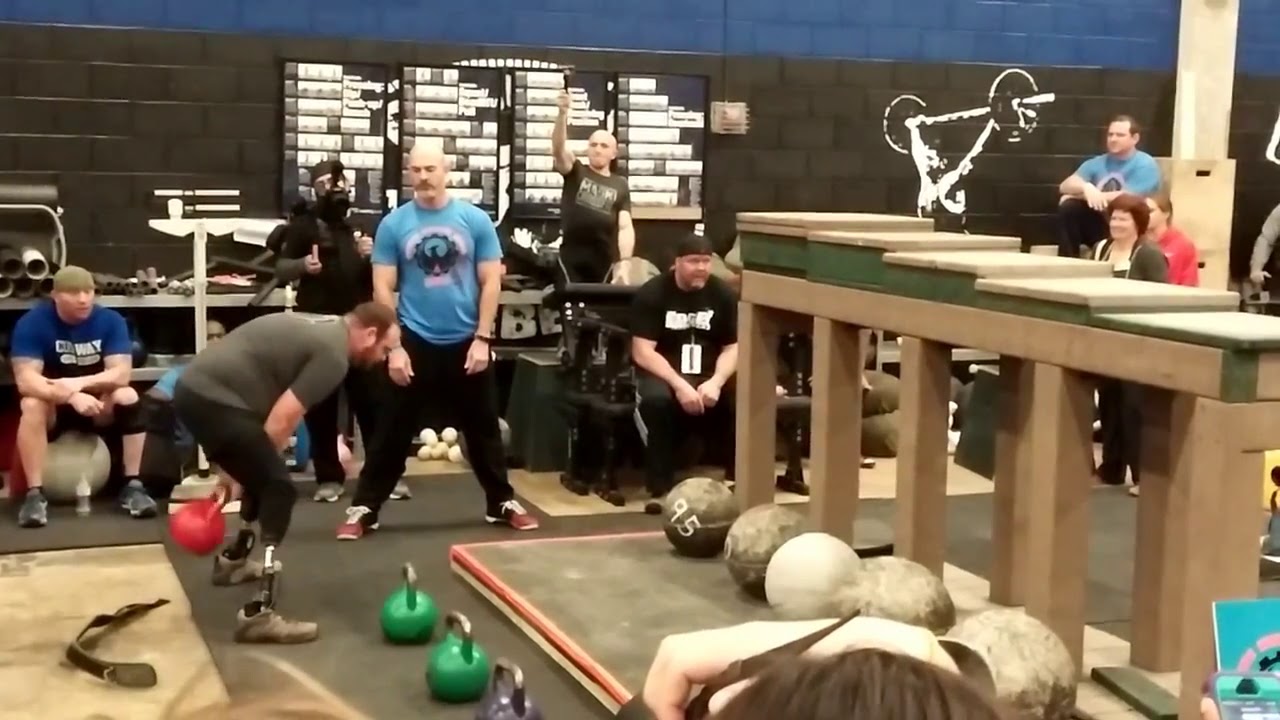 2014 Working Wounded Games - Mark Little Atlas Stones - YouTube