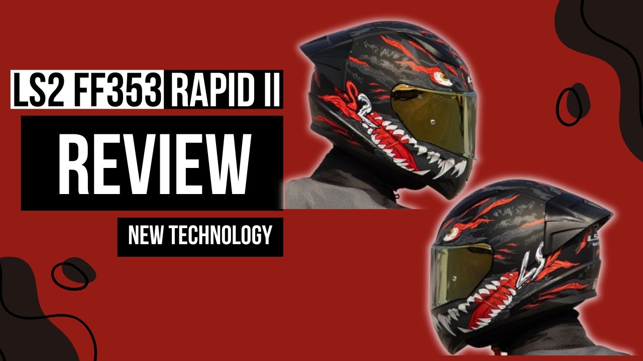 LS2 FF353 RAPID II | HELMET REVIEW | FULLFACE FOR NEW RIDER !!! - YouTube