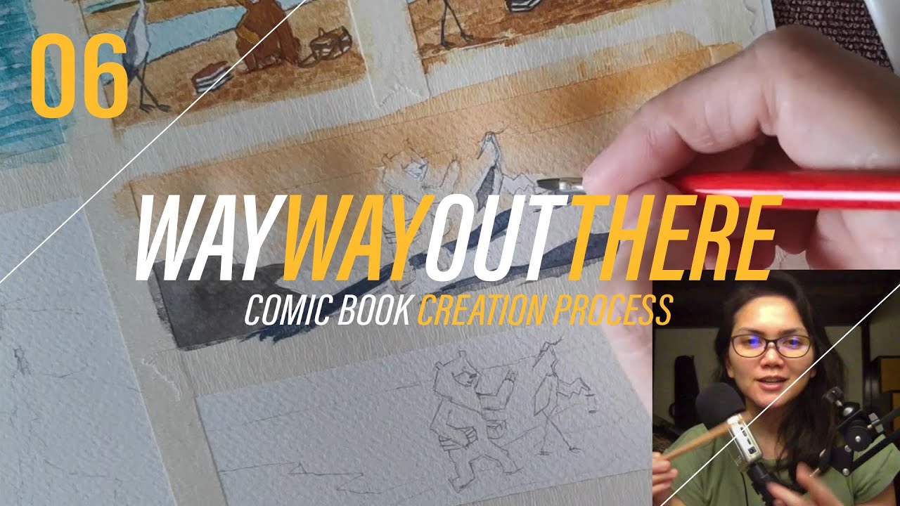 Way Way Out There | comic book creation process #6 (Permanent3rdGrade ...