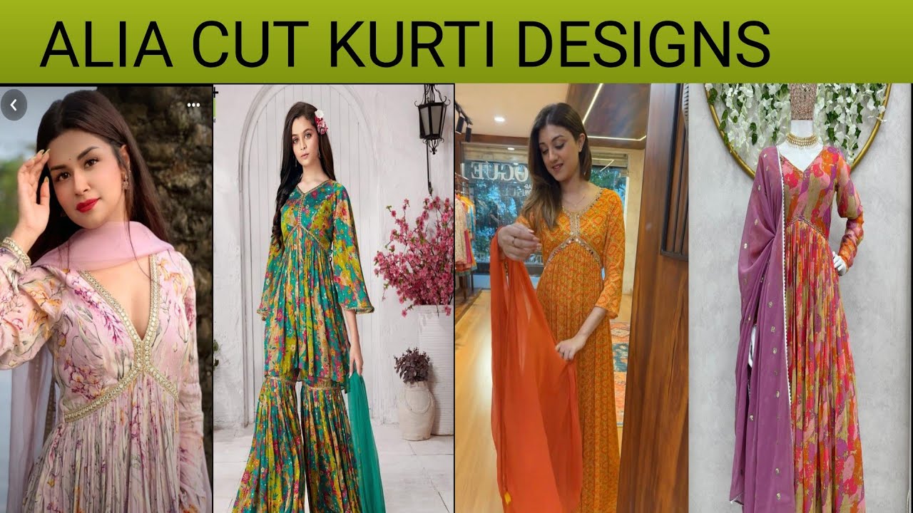 Alia cut kurti designs 😍 #latestdesigns - YouTube