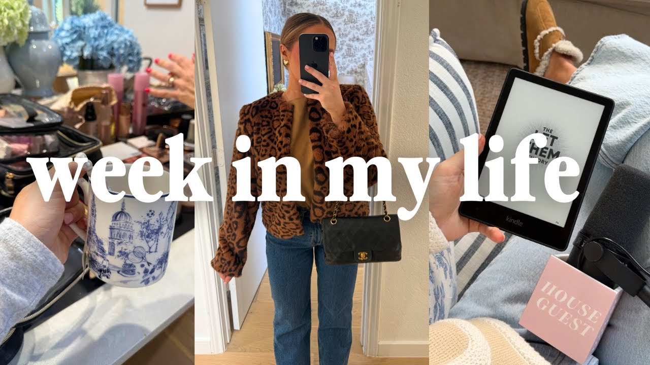 PRODUCTIVE WEEK IN MY LIFE AT HOME 🏡📖🎀 back in my routine, recording ...