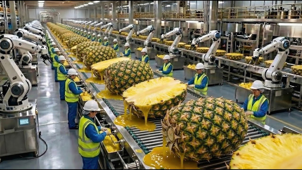 Inside a High-Tech Pineapple Canning Factory: From Farm-Fresh Fruit to ...
