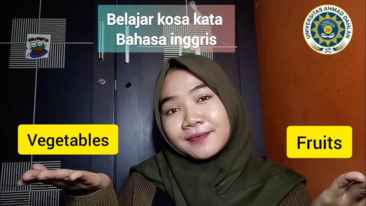 Mari belajar kosa kata Fruits and Vegetables - YouTube