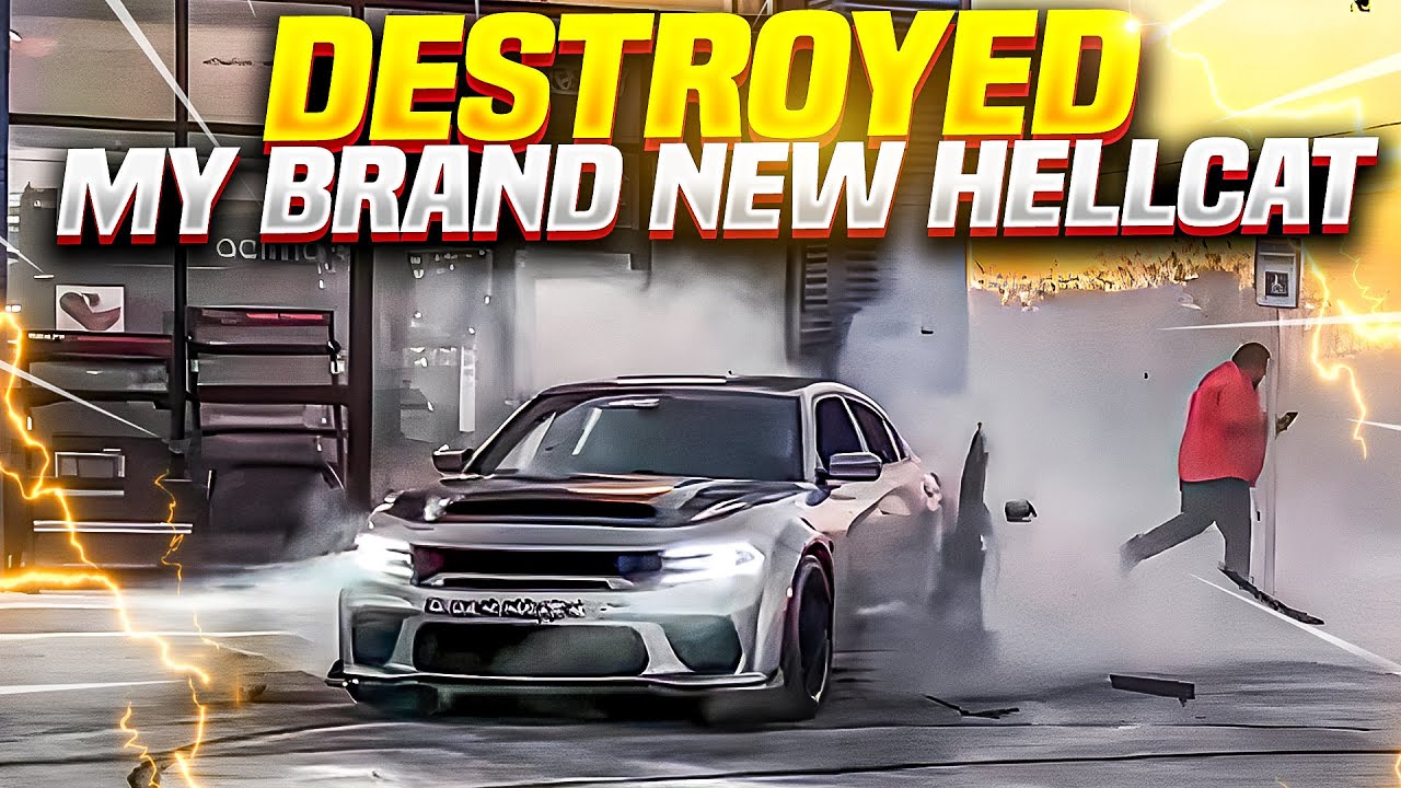 I Bought A SRT Hellcat and Destroyed It The Same Day! 😪💥 - YouTube