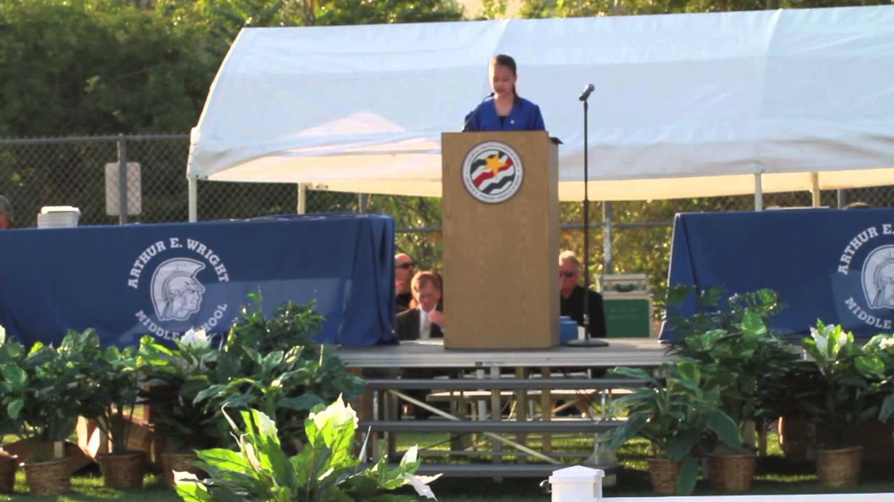 Ashlyn Gary -Arthur E. Wright Culmination Speech 2011 - YouTube