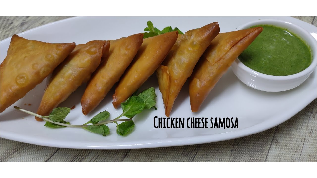 Ramadan special chicken cheese samosa recipe|| chicken samosa || Easy ...