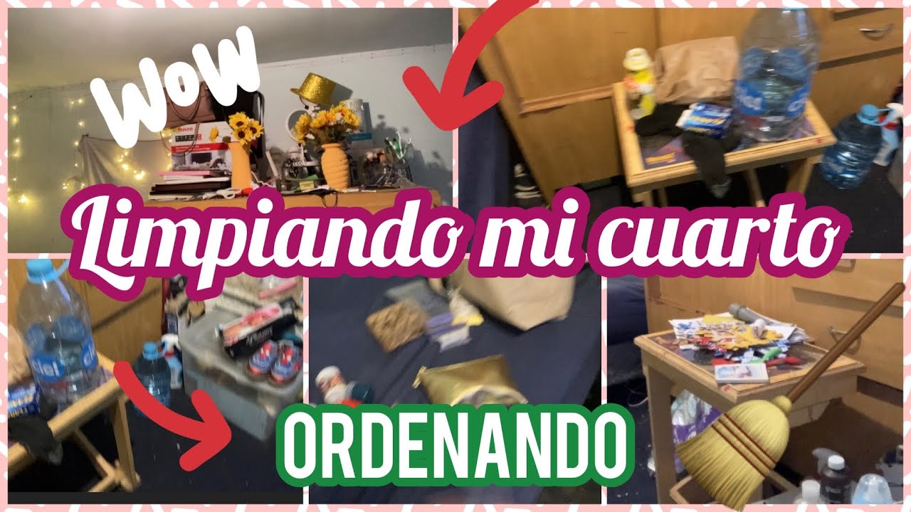 LIMPIANDO MI CUARTO Y ORDENANDO - YouTube