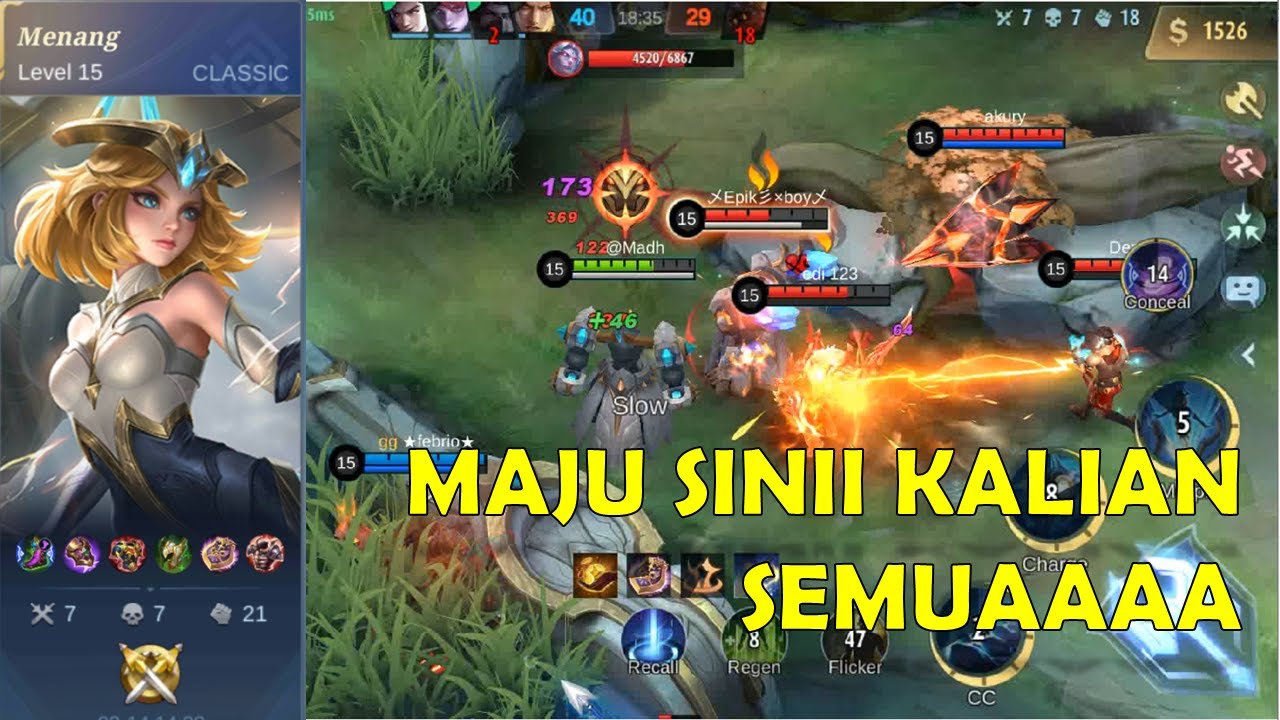EDITH AFTER BUFF, MENGGILA BOSKUU - Mobile Legend - YouTube
