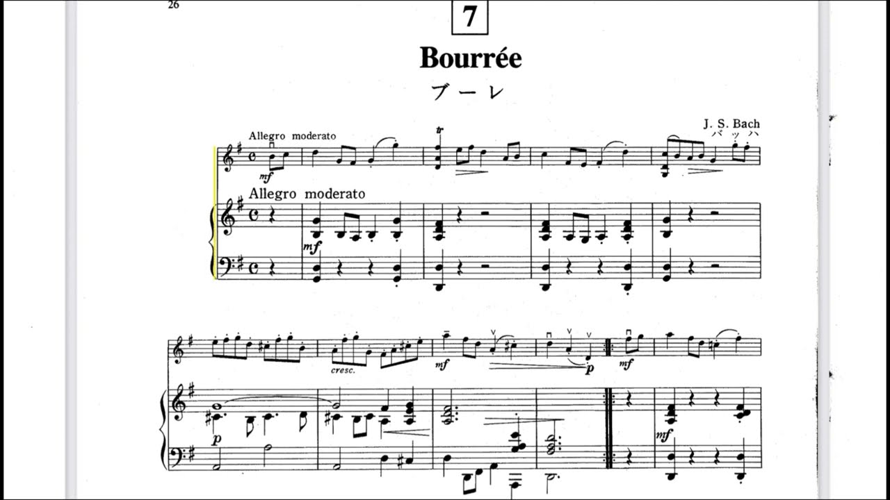 Suzuki Violin Book3 Bourr e By J S Bach Piano Accompaniment with suzuki-violin-book3-bourr-e-by-j-s-bach-piano-accompaniment-with