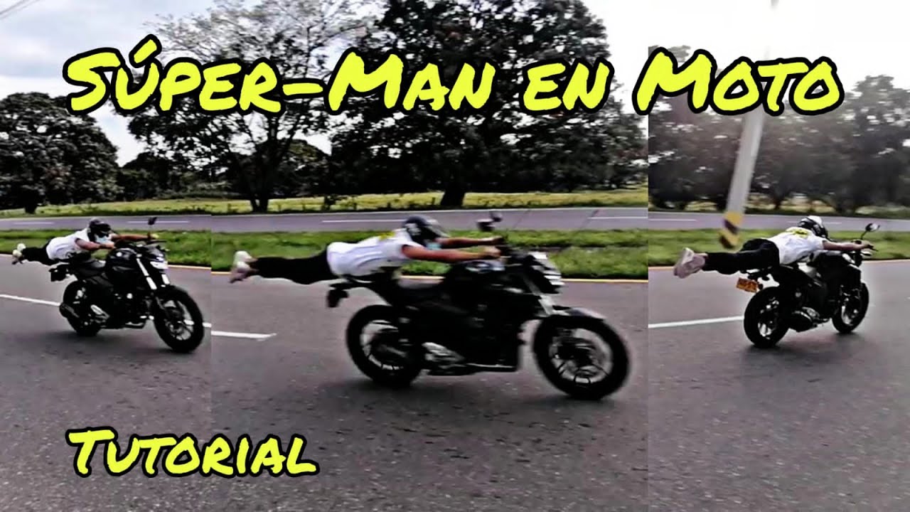 Como hacer superman en moto - YouTube