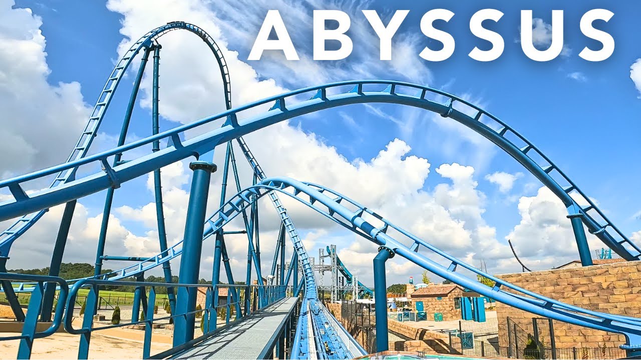 Ride ABYSSUS at Energylandia! - 4K Front Row POV - YouTube