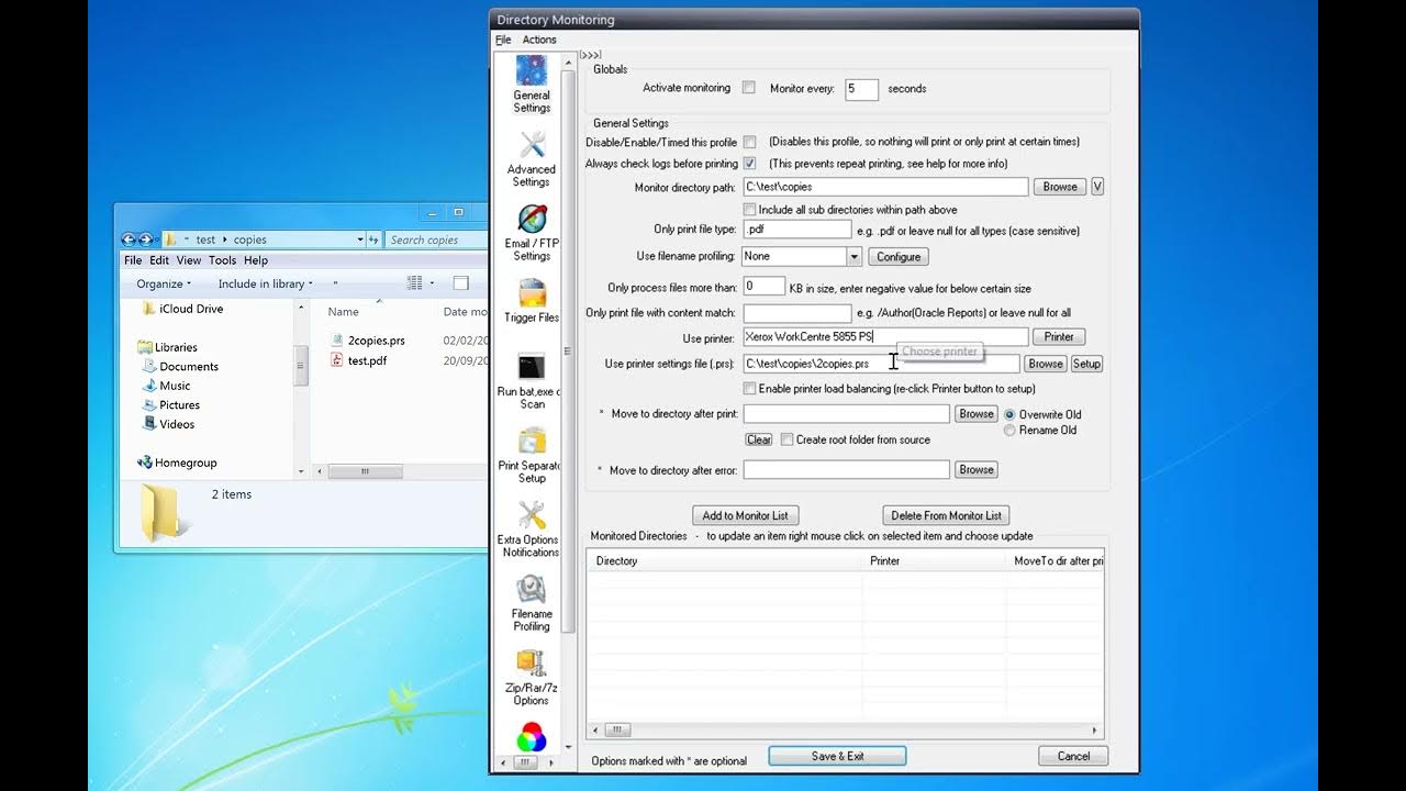 How to use Batch & Print Pro Directory Monitor with prs file for copies (Advanced) - YouTube