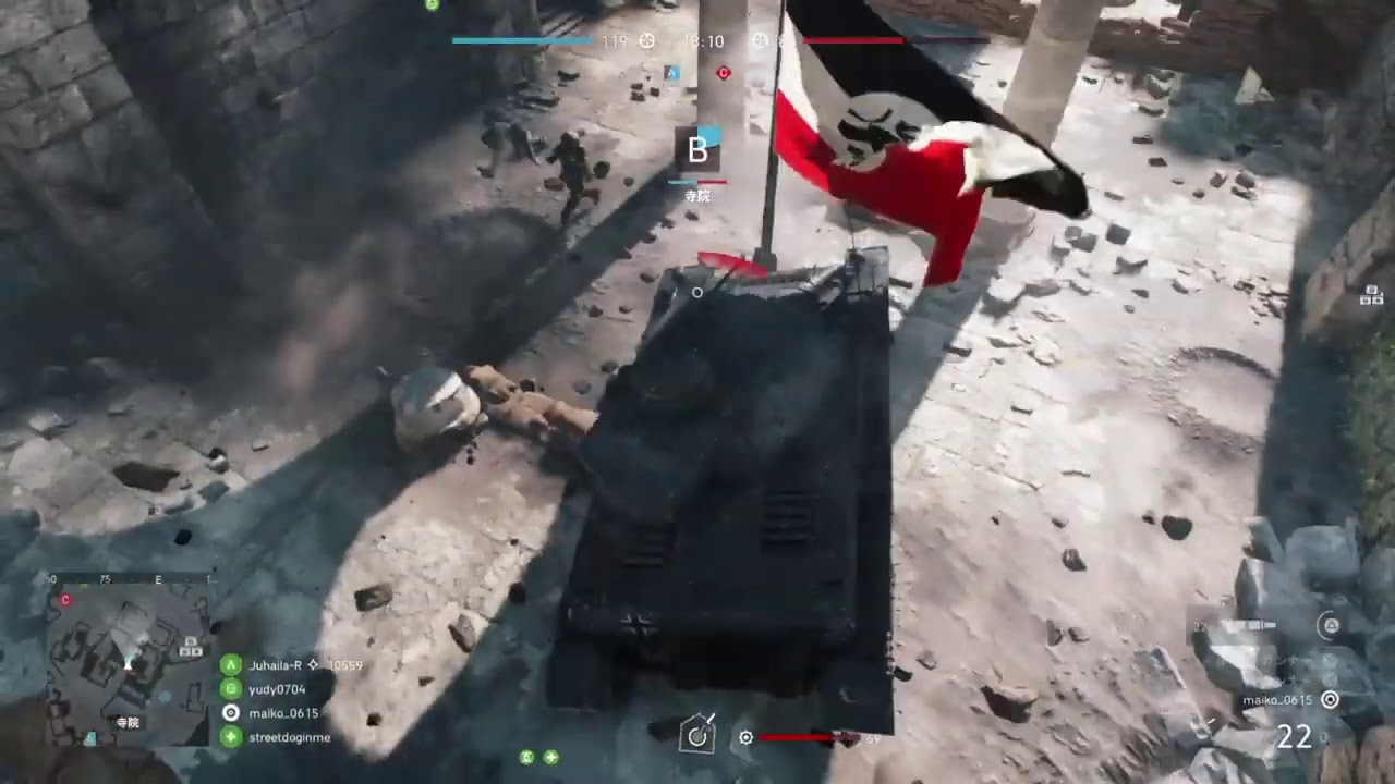 【BF5】分隊コンクエストをのんびりテストプレイ_Hamada_変態紳士パート - YouTube