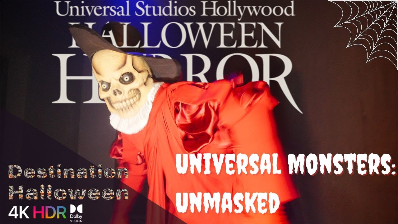 Universal Monsters: Unmasked Halloween Horror Nights 2023 - YouTube