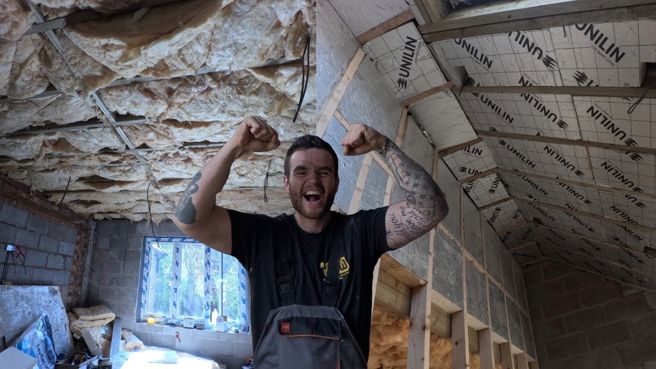 INSULATION IN! PRE-PLASTER 1ST FLOOR INSPECTION BOOKED. THE POND IS A ...