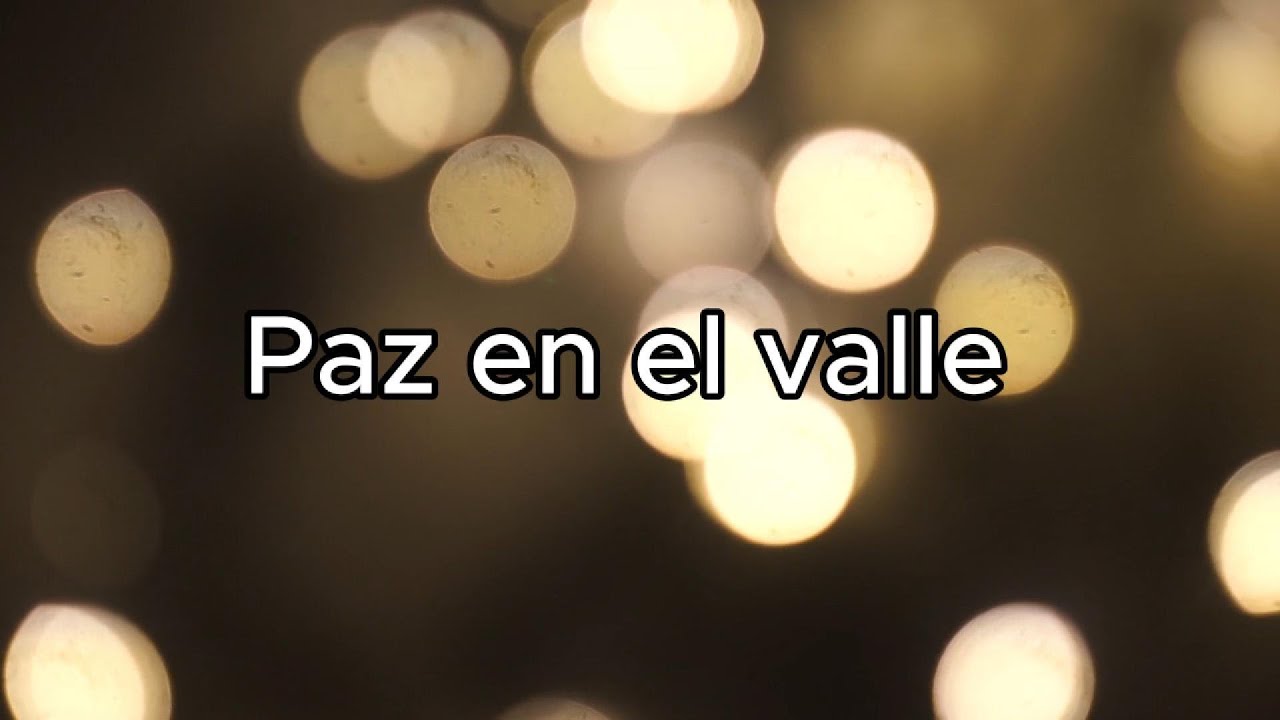 Paz en el valle - Inés Martos (Pista) - YouTube