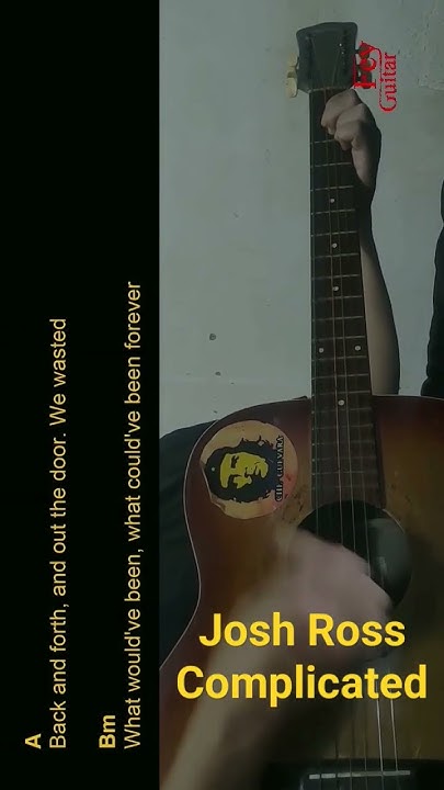 Josh Ross - Complicated Guitar Chords cover #shorts - YouTube