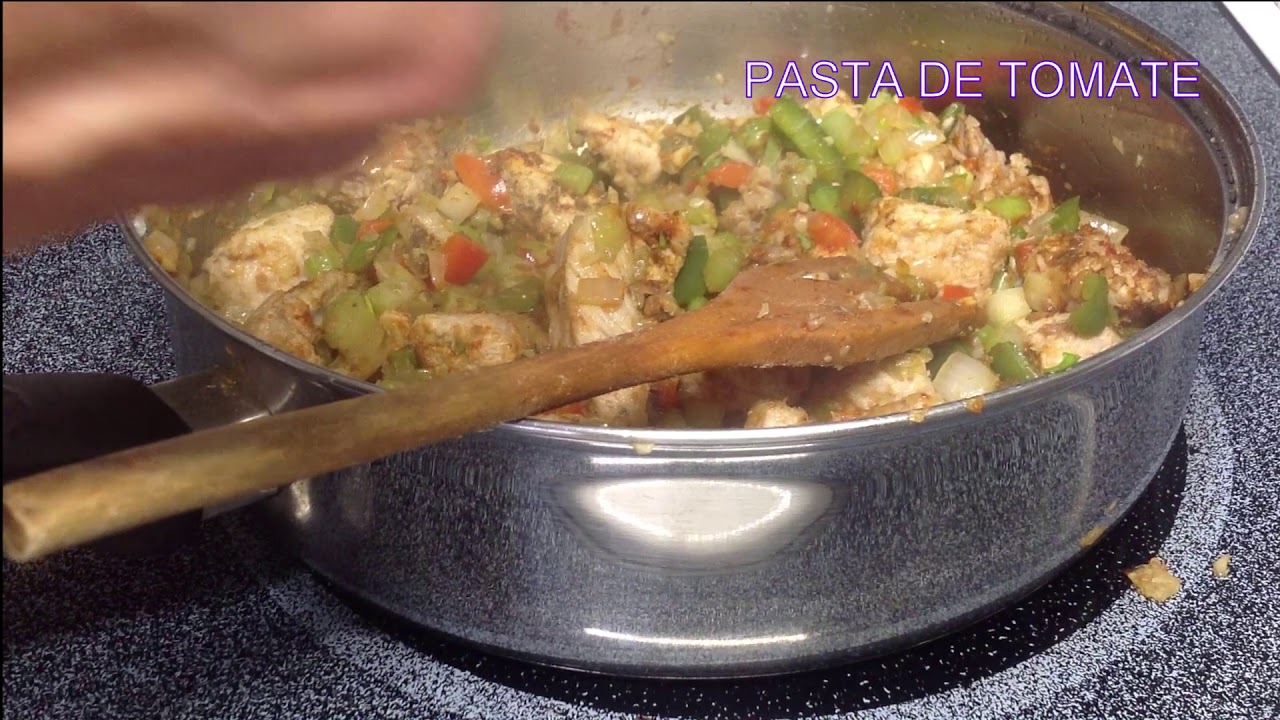 KIMBOMBO CON CARNE DE CERDO./ HOW TO MAKE OKRA . - YouTube