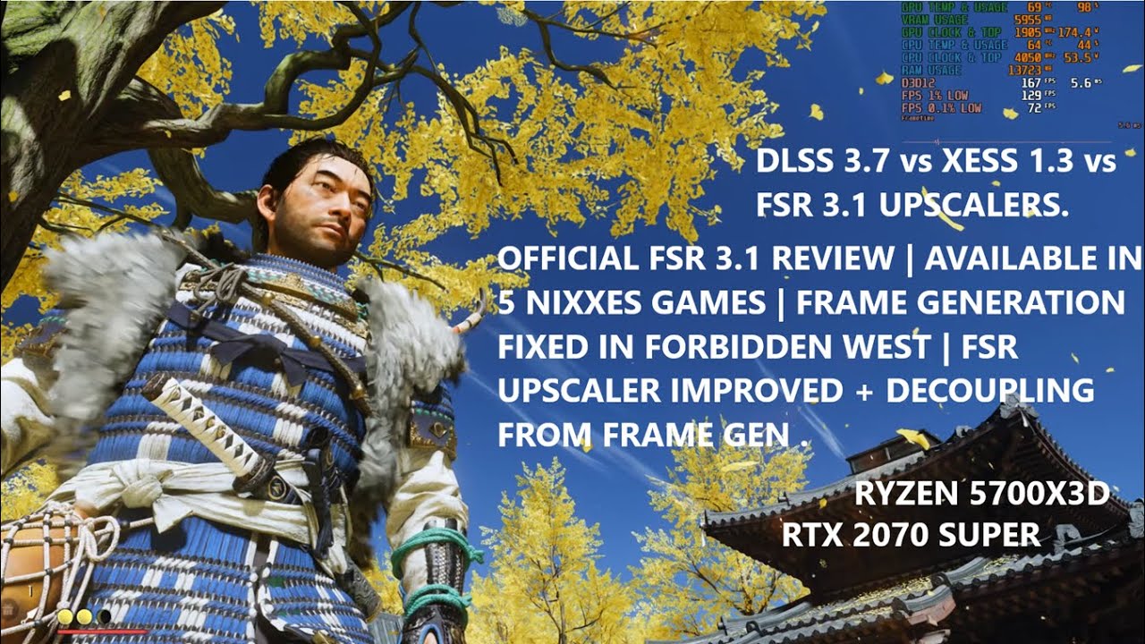 Official FSR 3.1 Frame Generation Review in 5 Games | RTX 2070S + VRR ...