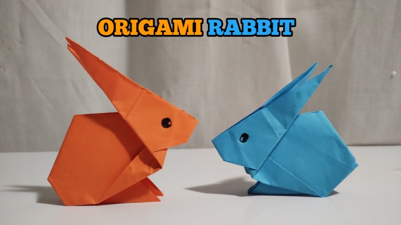 Origami Rabbit / How To Make Origami Rabbit / Easy Craft - YouTube