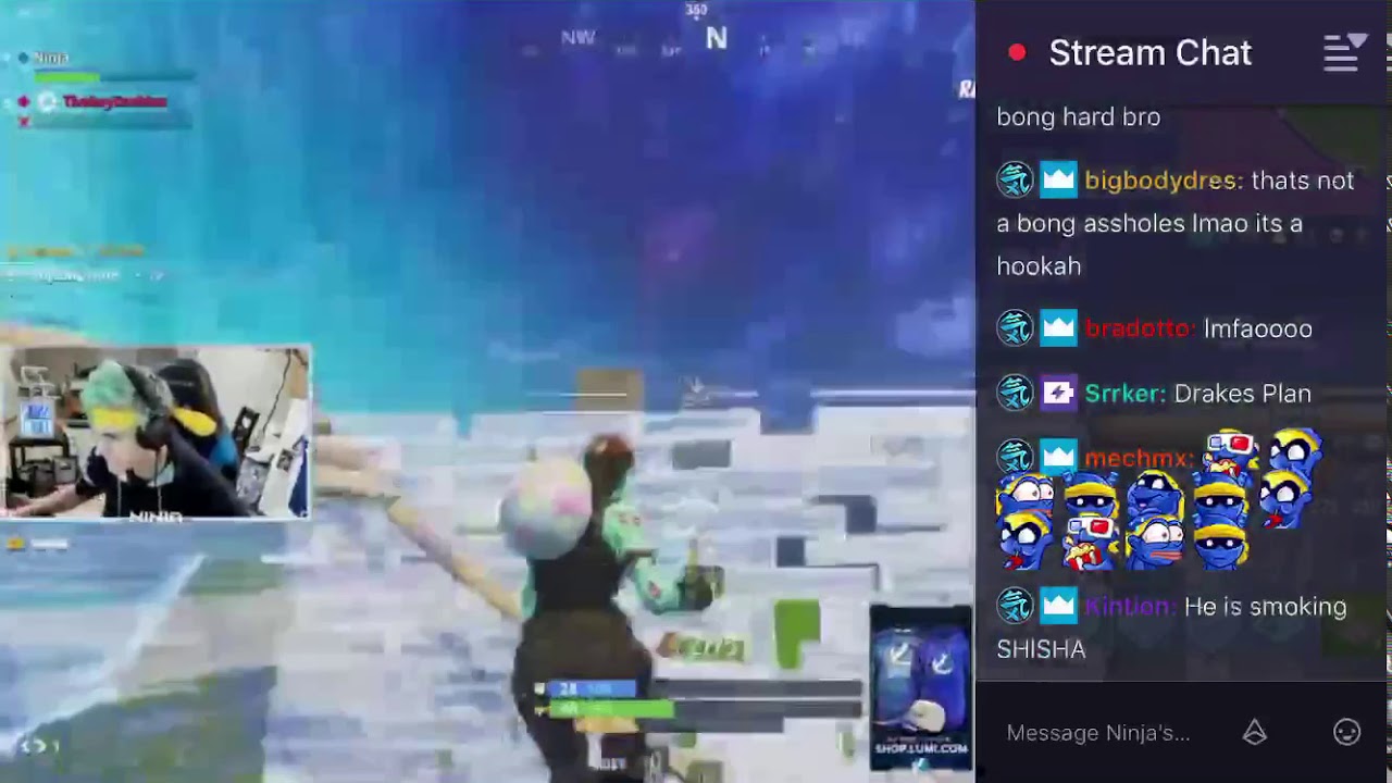 Drake hits bong on ninjas stream - YouTube