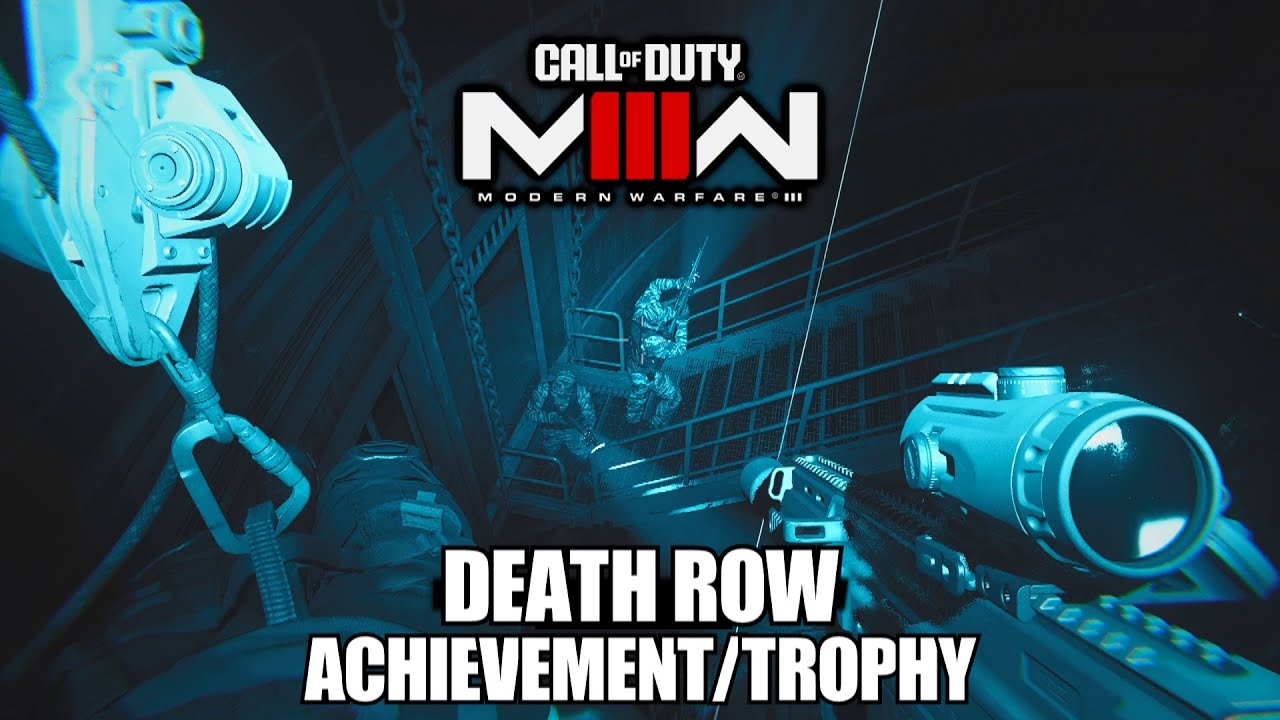 COD Modern Warfare 3 - Death Row Achievement/Trophy - Kill 12 enemies ...