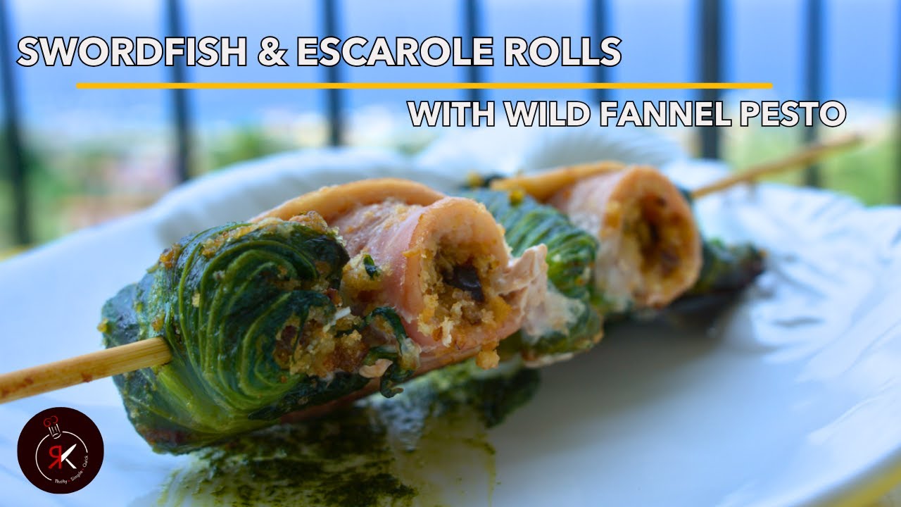 Sicilian Stuffed swordfish and escarole rolls - Easy Dinner Recipe ...
