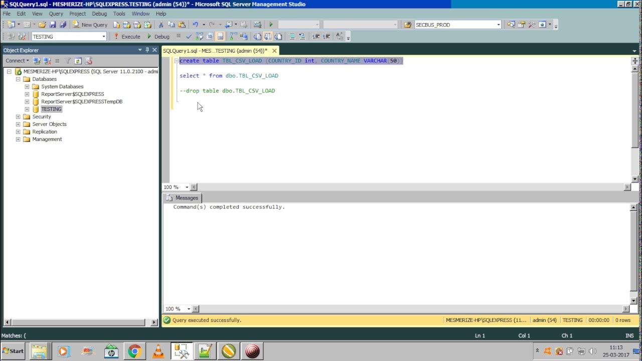 LOAD CSV FILE INTO TABLE USING VARIABLES - YouTube