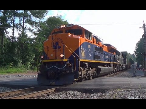 HD: NS 1071 CNJ Heritage Unit leads NS Train 224 in Hiram, GA - YouTube