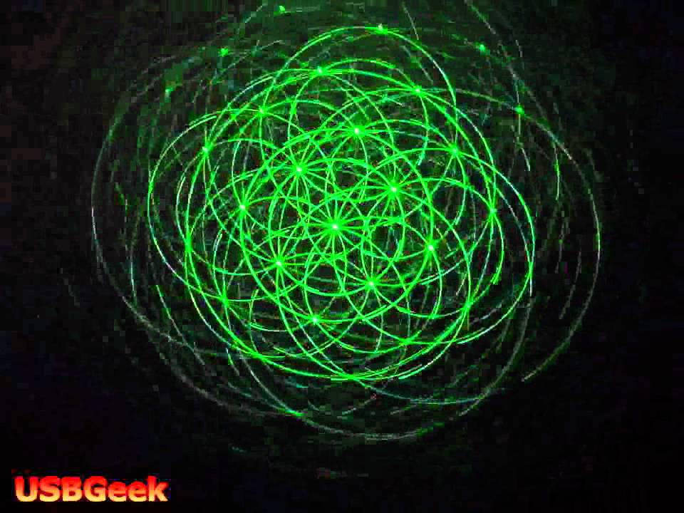 Galaxy Green Laser Pointer - YouTube