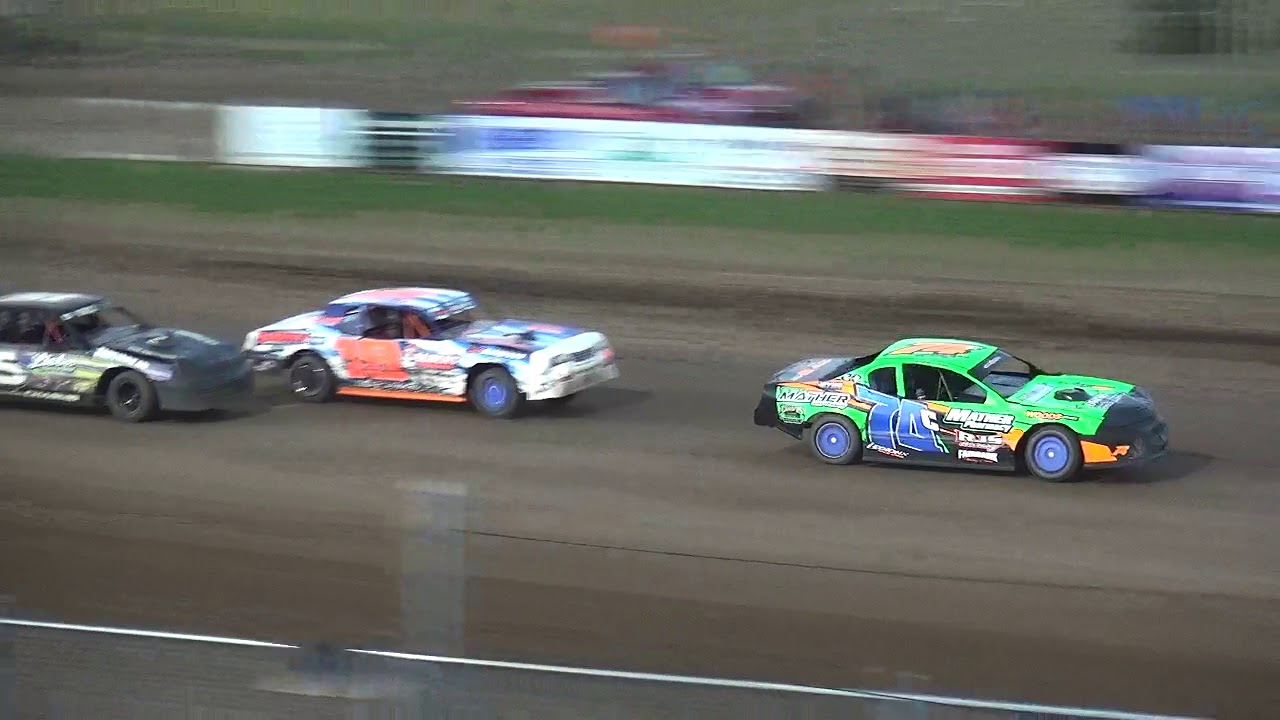 IMCA Stock Car feature Independence Motor Speedway 6/8/19 - YouTube