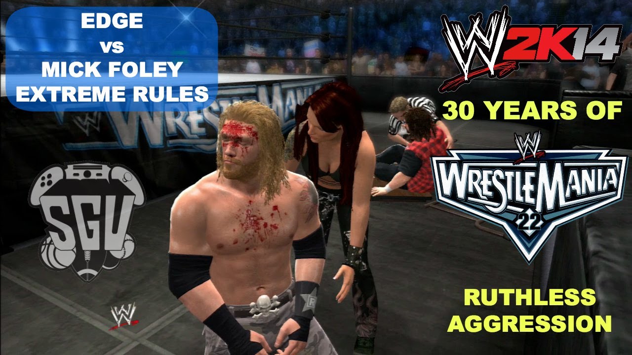 Wwe 2k14 Edge Vs Mick Foley