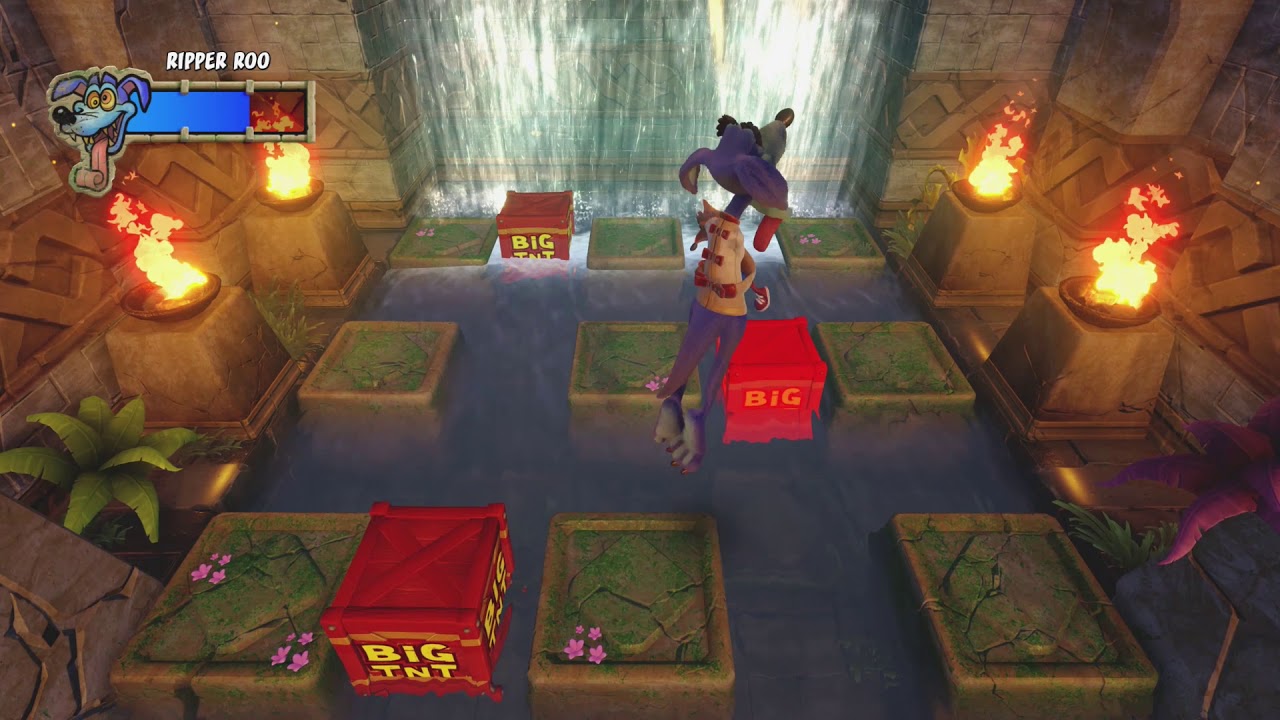 CRASH BANDICOOT #003 - Ripper Roo TNT Boss - YouTube