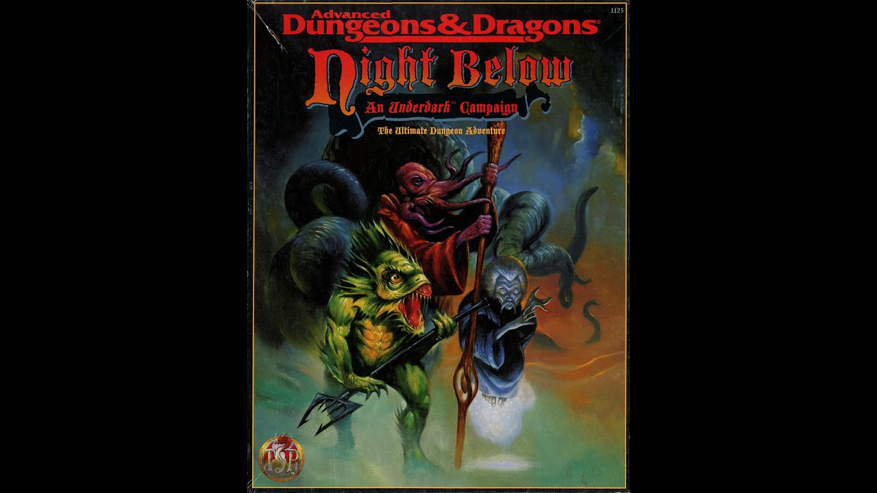 RETRO RPG REVIEW: "Night Below" by Carl Sargeant (THE Underdark ...