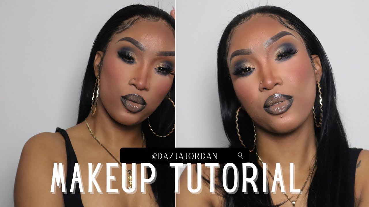 Makeup Tutorial: Full Glam Makeup| Dazja Jordan - YouTube