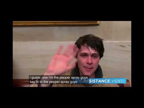Levi something from Covington Virginia self ID inside of the capitol