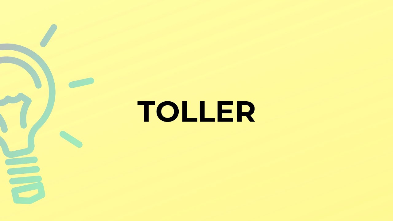 What is the meaning of the word TOLLER? - YouTube