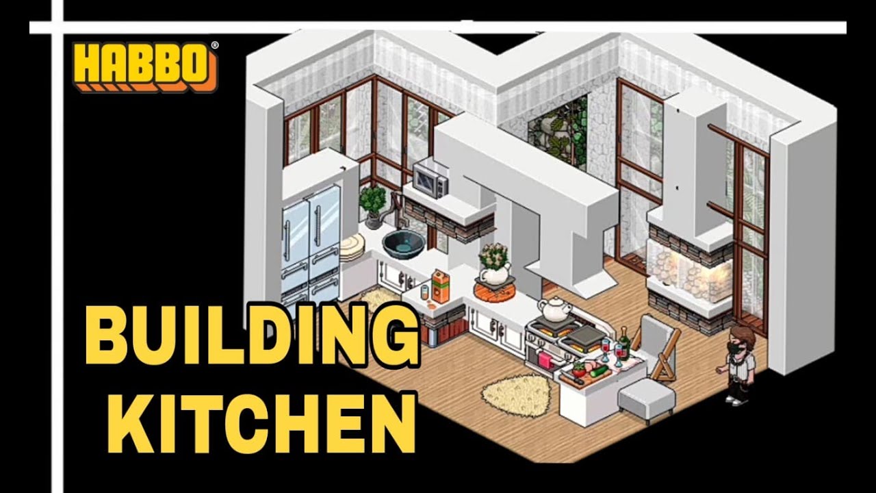 KITCHEN BUILDING// DIY COCINA HABBO|| - YouTube